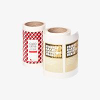 China Custom CMYK Offset Printing Kraft Paper Self Adhesive Stickers Labels For Box for sale