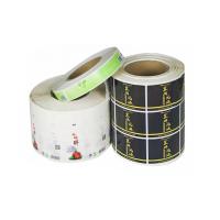 China Custom CMYK Offset Printing Kraft Paper Self Adhesive Stickers Labels For Box for sale