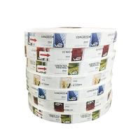 China Custom CMYK Offset Printing Kraft Paper Self Adhesive Stickers Labels For Box for sale