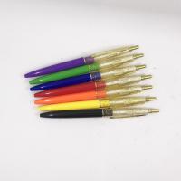 China Plastic Advertising Multicolor Ballpoint Pen Custom Logo Printed 0.7mm for sale