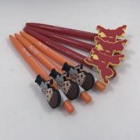 China Personalized Plastic 0.7 Mm Ballpoint Pen Black Ink Advertising Curve for sale