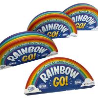 China CMYK Rainbow Shape Custom Printed Cardboard Boxes For Puzzle Packaging for sale