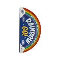 China CMYK Rainbow Shape Custom Printed Cardboard Boxes For Puzzle Packaging for sale