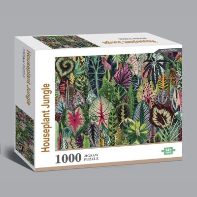 China Custom Cardboard 1000pcs Fine Art Puzzle Family Jigsaw Puzzle Toys for sale