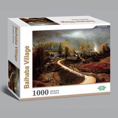 China Intellectual 1000pcs Jigsaw Puzzle Game For Adult Kids Toy for sale