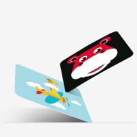 China Kids Flash Cards In Teaching Both Sides Custom Game Card Printing 350g for sale