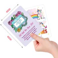 China Recycled Deck Printing Positive Affirmation Educational Playing Cards Oem for sale