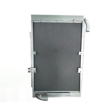 China Hyundai Excavator R220-5 Hydraulic Oil Radiator Aluminum Material for sale