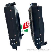 China Weichai K4100 Right Left Bend DF Engineering Machinery Generator Radiator Mechanical Accessories for sale