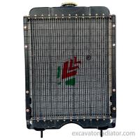 China Weichai K4100 Right Left Bend DF Engineering Machinery Generator Radiator Mechanical Accessories for sale
