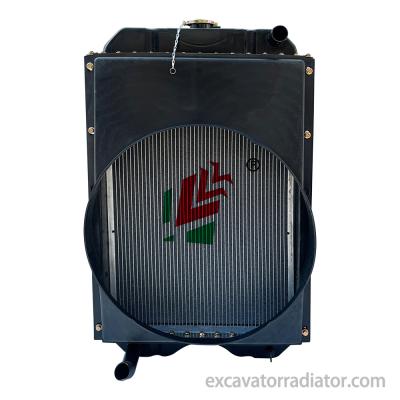 China Engineering Machinery Radiator For Weichai K4105 Elevated Right Left Bend DF38 Heavy Machinery Cooler Accessories for sale