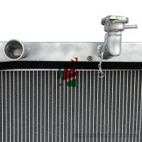 China Jianghuai JAC1024 Bus Radiator Cooler Assembly Aluminum Passenger Car Engine Cooling System Water Tank  Silver Color for sale