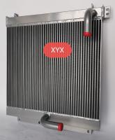 China Hydraulic 4 Core Aluminum Radiator , Komatsu PC200-3 Street Rod Radiators for sale
