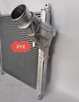China ISUZU 6WF1 Truck Intercooler Assembly Aluminum Thickened Pipe Made for sale