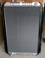 China Komatsu PC220-7 Excavator Radiator Water Tank | Complete Unit Assembly | All-Aluminum 4-Row Tube for sale