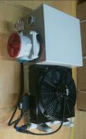 China Pump Truck 18L / 21L Oil Circuit 3 Row Radiator With Electric Fan Hydraulic System Use for sale