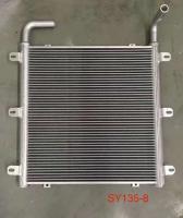 China Sany SY135-8 Excavator Aluminum Radiator With Transmission Cooler for sale