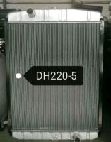 China Doosan DH220-5 Excavator Radiator | 1060mm Complete Radiator Assembly | Multi-Row Aluminum Core for sale