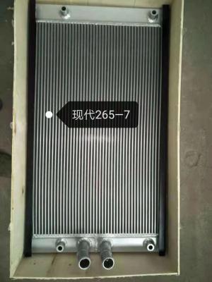 China Hyundai R265-7 Hydraulic Oil Radiator Assembly Silver White Color for sale