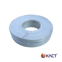 China 20 Cores Shielded Alarm Cable 20x0.22mm2 Stranded Conductors 7x0.2mm TCCA White PVC Sheath for sale