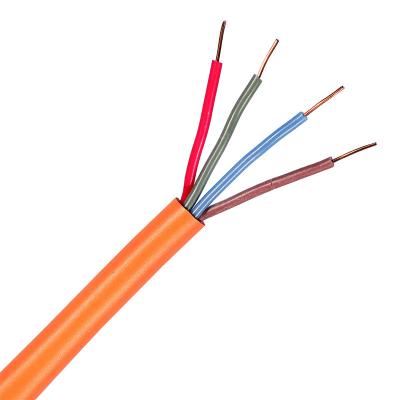 China 6 Cores 2x1.5mm2 Fire Alarm Cable Fe 180 PH120 PVC 18AWG Fire Resistant Copper for sale