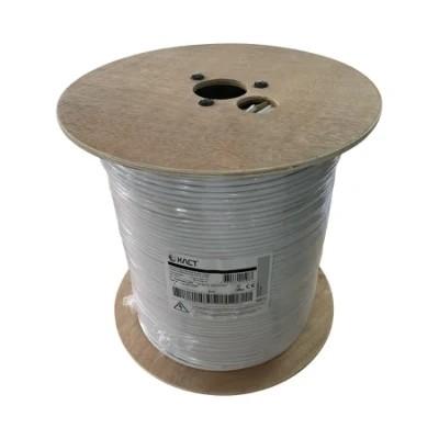 China 8 Core Shielded Alarm Cable 0.22mm2 Stranded Conductors TCCA White PVC Outer Sheath for sale