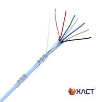 China Exact Cables 6x0.22mm2 Shielded Alarm Cable TCCA Drain Wire PVC Sheath 1500V for sale