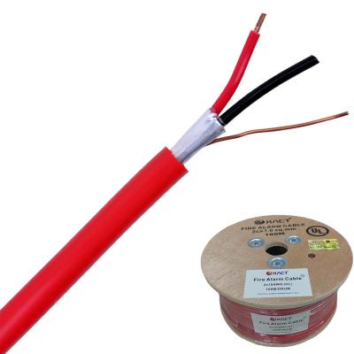 China 2 Core 1.5mm2 Bare Copper Fire Alarm Cable FPLR for Security Systems for sale