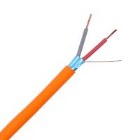 China ExactCables 2 Core 1.5mm2 Fire Alarm Cable Shielded Al Foil Bare Copper CE RoHS for sale
