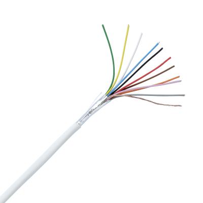 China PVC Insulated Shielded Alarm Cable 10x0.22mm2 CCA Conductor CPR Eca Rated for sale