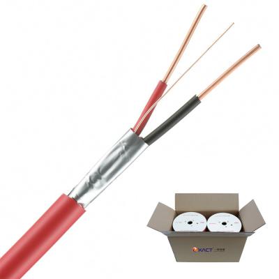 China ExactCables 24AWG Fire Resistant Twisted Pair Fire Alarm Cable 2x0.50mm2 for Internal Wiring for sale