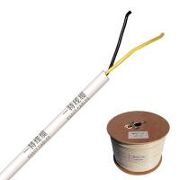 China Exact Cables Shielded Alarm Cable 10x0.22mm2 Stranded Conductors CCA White PVC Security Cable for sale