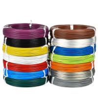 China Conductor Material Tinned Copper 4 16 20 24 AWG High Temperature Heat Resistant Solid Copper Wire for sale