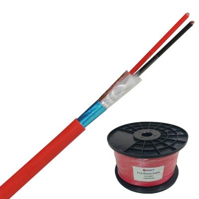 China Fire Rated Twisted Pair 2C x 1.5mm Fire Resistant Cable with Drain Wire 1/0.5tc mm for sale