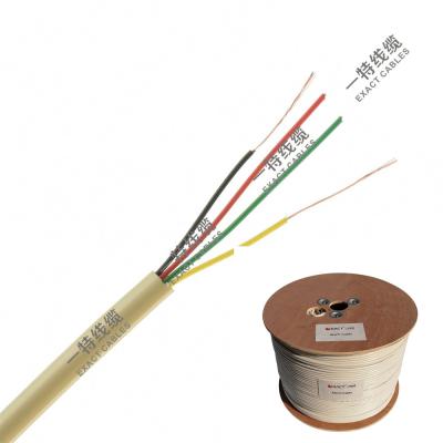 China 2 Cores 0.22mm2 Unshielded CCA Conductor CPR Eca Signal Alarm Control Cable for sale