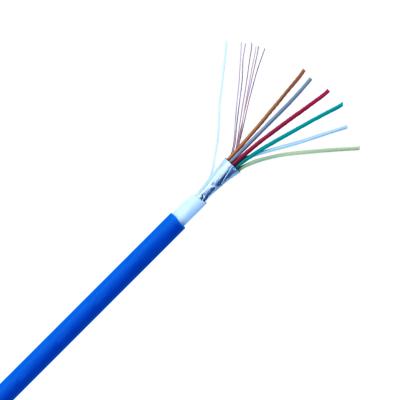 China Exact Cables 6X0.22mm2 Shielded TCCA Conductor PVC Jacket CPR Eca Alarm Control Cable for sale