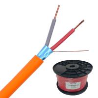 China 2 Core Shielded RVS Twisted Pair Fire Alarm Cable 0.5mm2 to 2.5mm2 TC BC PVC LSOH for sale