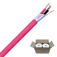 China 2 Core 1.5mm2 Shielded Fire Resistant Cable 300/500V LSZH 100m Coil for sale
