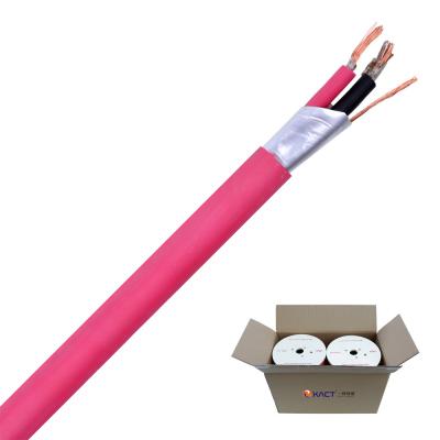 China 2 Core 1.5mm2 Shielded Fire Resistant Cable 300/500V LSZH 100m Coil for sale