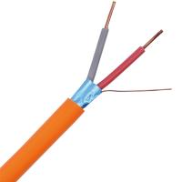 China 16 AWG 100m ABS Alarm Cable for House Fire Protection PVC Jacket Bare Copper for sale