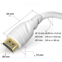 China Gold Plated 4K 8K HDMI Cable 18Gbps 60Hz 120Hz Full 19pin Port for TV Monitor Projector for sale