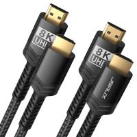 China Ultra High Speed HDMI Cable 4K 120Hz 8K 60Hz 24AWG 28AWG 30AWG Length 1m 1.5m for sale
