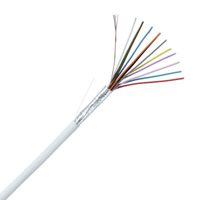 China 16x0.22mm2 Shielded Stranded TCCA Conductor Control Cable for Alarm and Control Needs for sale