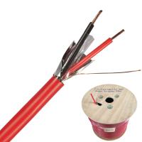 China BS 6387 2 Core 1.5mm2 Shielded Fire Alarm Cable Copper Conductor Red for sale