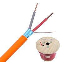 China PVC Jacket 2 Core 18AWG 14AWG 1.5 Sq mm Fire Alarm Cable Enhanced Fire Performance for sale