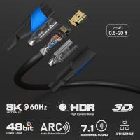China Exact 4K HDMI Cable 18Gbps 24k Gold Plated Full 19pin Bare Copper Wire for sale