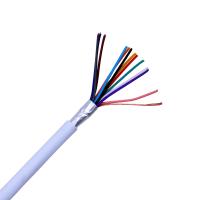 China LSF Insulation and Jacket Alarm Cable 12x0.22mm2 Shielded Stranded with Drain Wire 7*0.2mm for sale