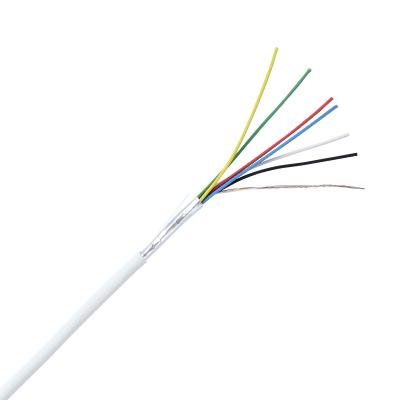 China Exact Cables 10 Cores Unshielded Stranded 8x0.22mm2 LSOH CPR Signal Cable Jacket PVC for sale