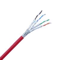 China Shielded Waterproof Cat8 Ethernet Cable 1000ft 305m 23AWG CCA CU High Speed for sale