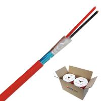 China 2 Core 1.5mm2 300/500V LPCB Fire Alarm Cable Tinned Copper LSZH Red Jacket for sale